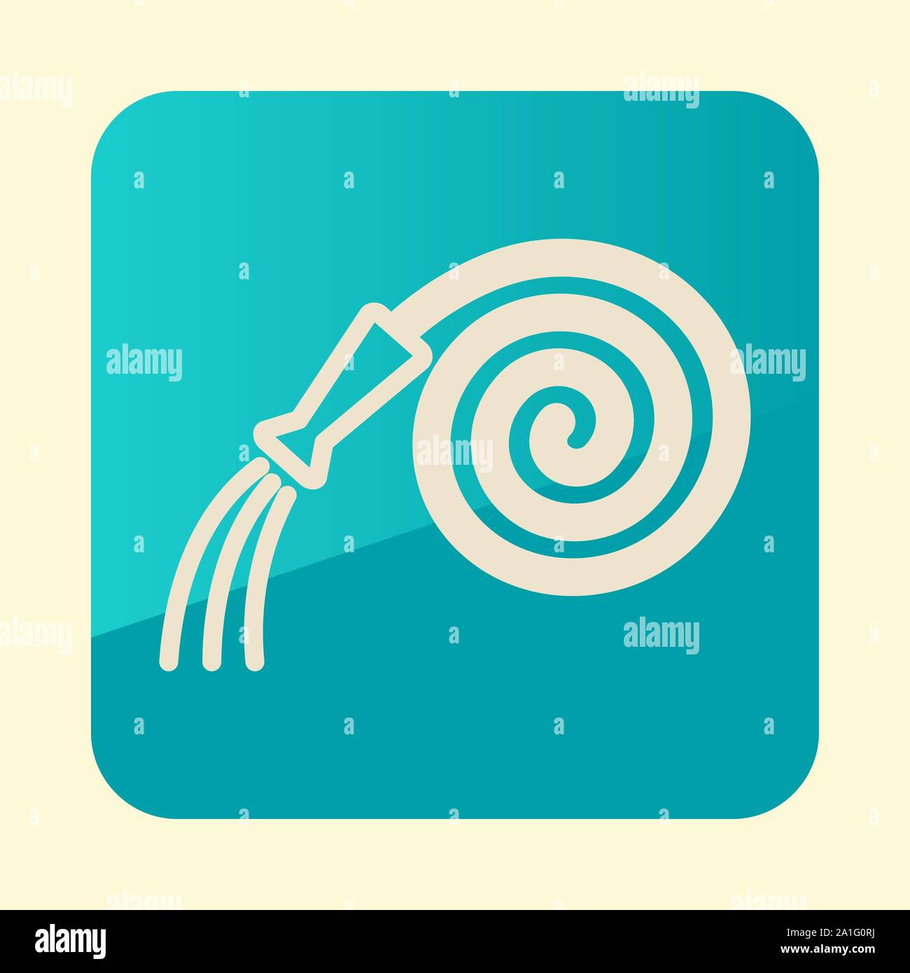 Garden Hose icon. Garden sign. Graph symbol for your web site design ...