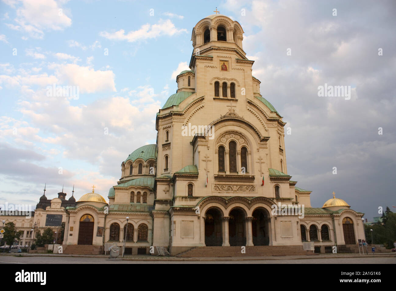The St. Alexander Nevsky Cathedral, a Bulgarian Orthodox cathedral in ...