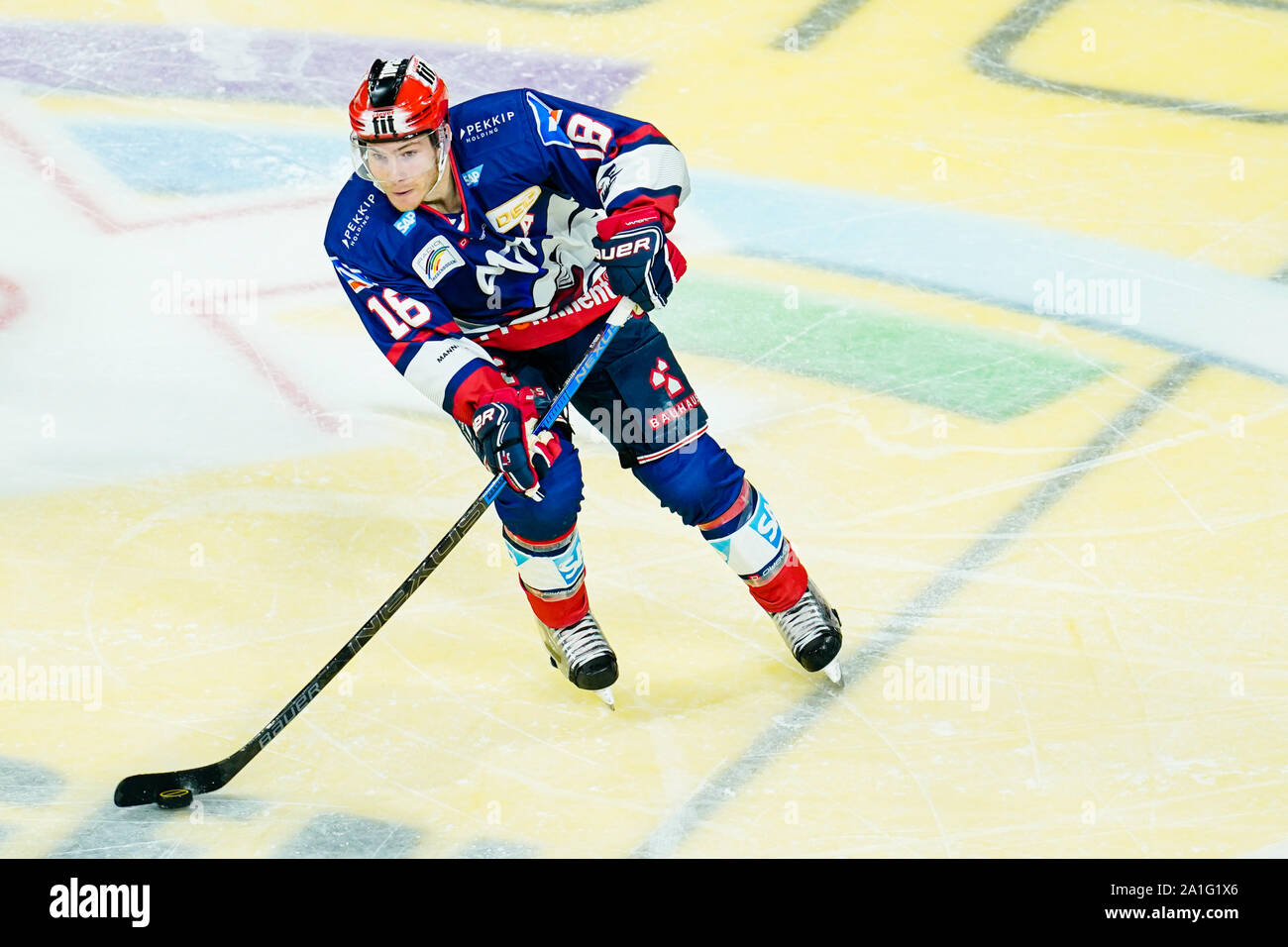 Mannheim, Germany. 26th Sep, 2019. Ice hockey: DEL, Adler Mannheim ...