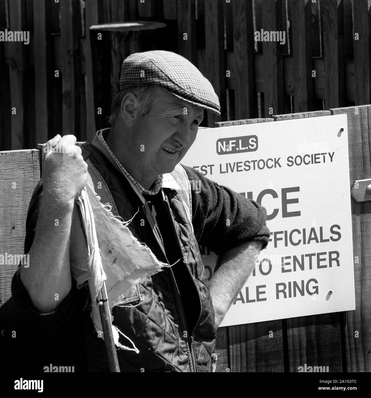 A New Forest Commoner attending the New Forest Pony Sales, Beaulieu ...
