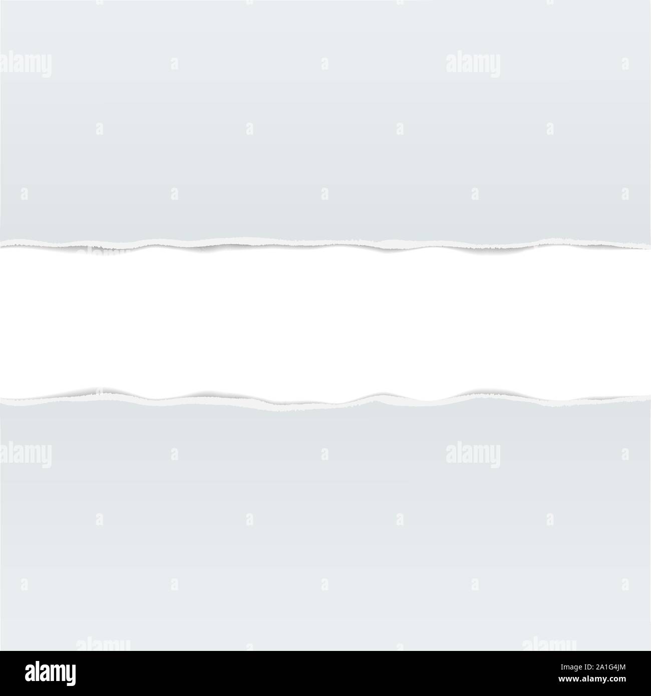 torn blank piece or page of paper vector illustration Stock Vector ...
