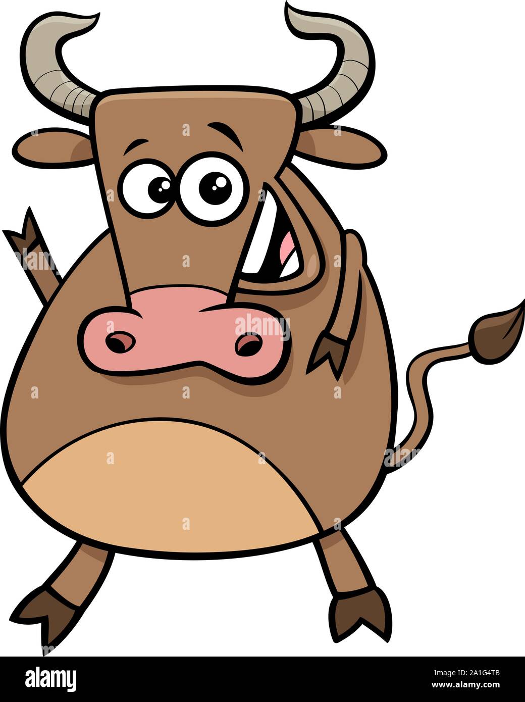 Bull farm Stock Vector Images - Alamy