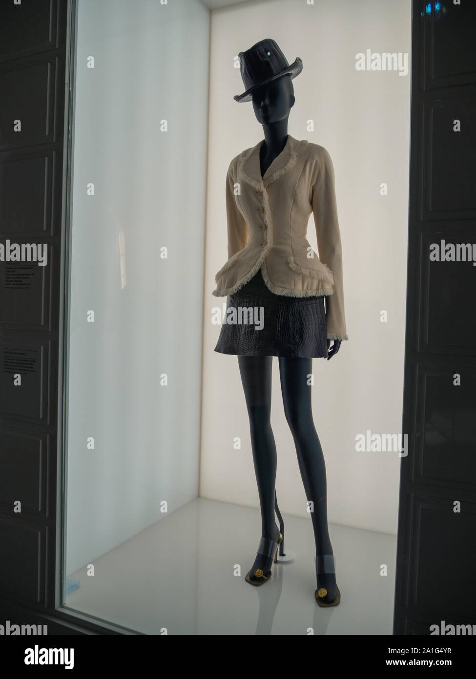 Famous models of dresses from Christian Dior Stock Photo - Alamy