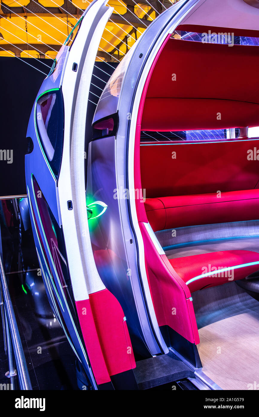 Frankfurt, Germany, Sep 2019: Mercedes-Benz Future Vision URBANETIC ...