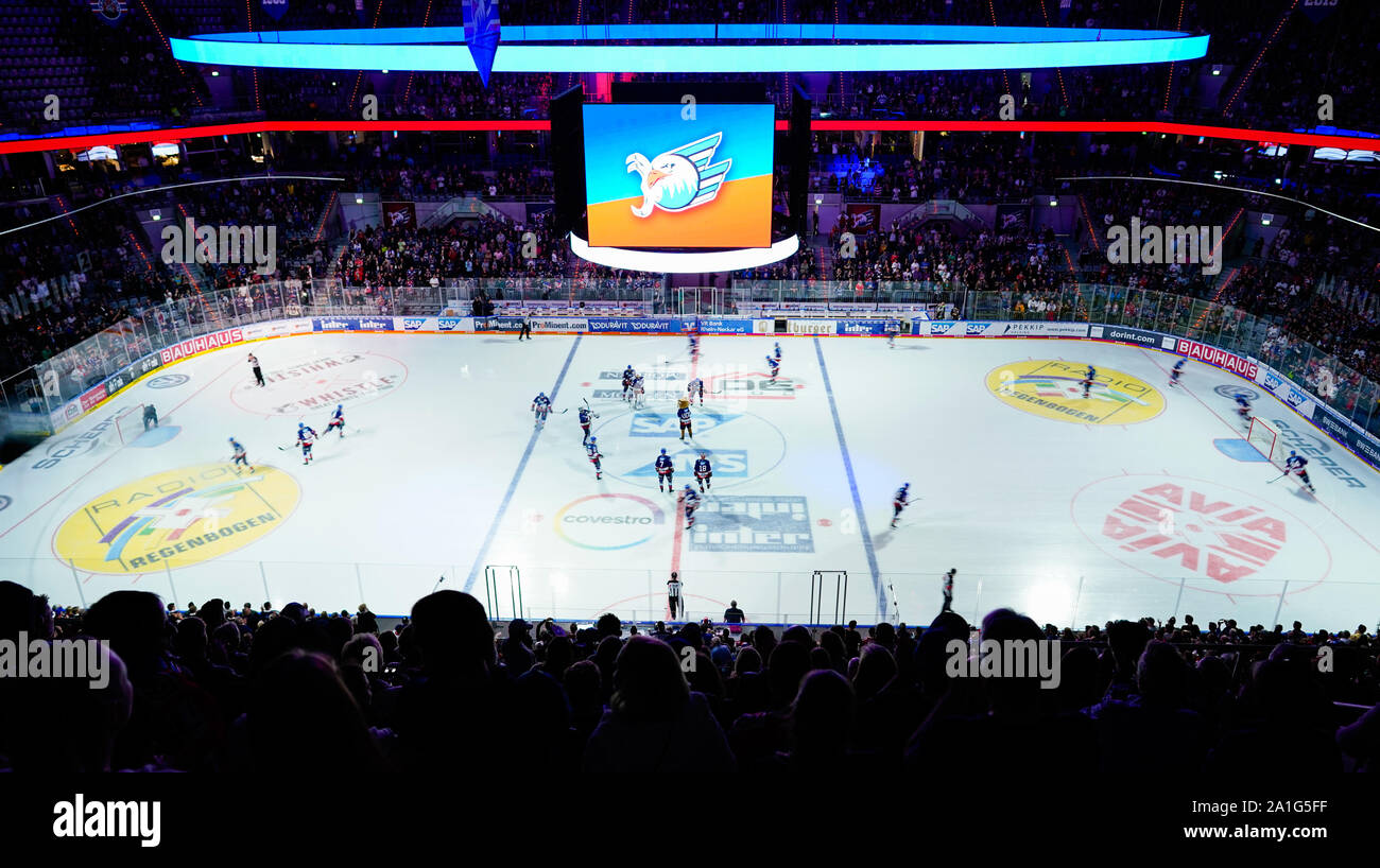 Mannheim, Germany. 26th Sep, 2019. Ice hockey: DEL, Adler Mannheim ...