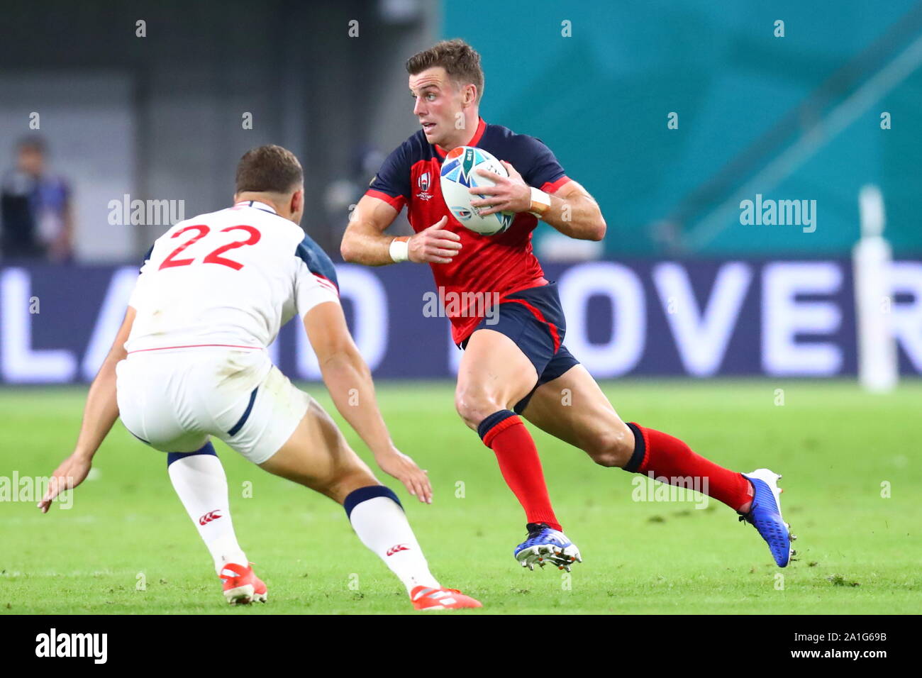 Kobe, Hyogo, Japan. 26th Sep, 2019. George Ford (ENG) Rugby : 2019 ...