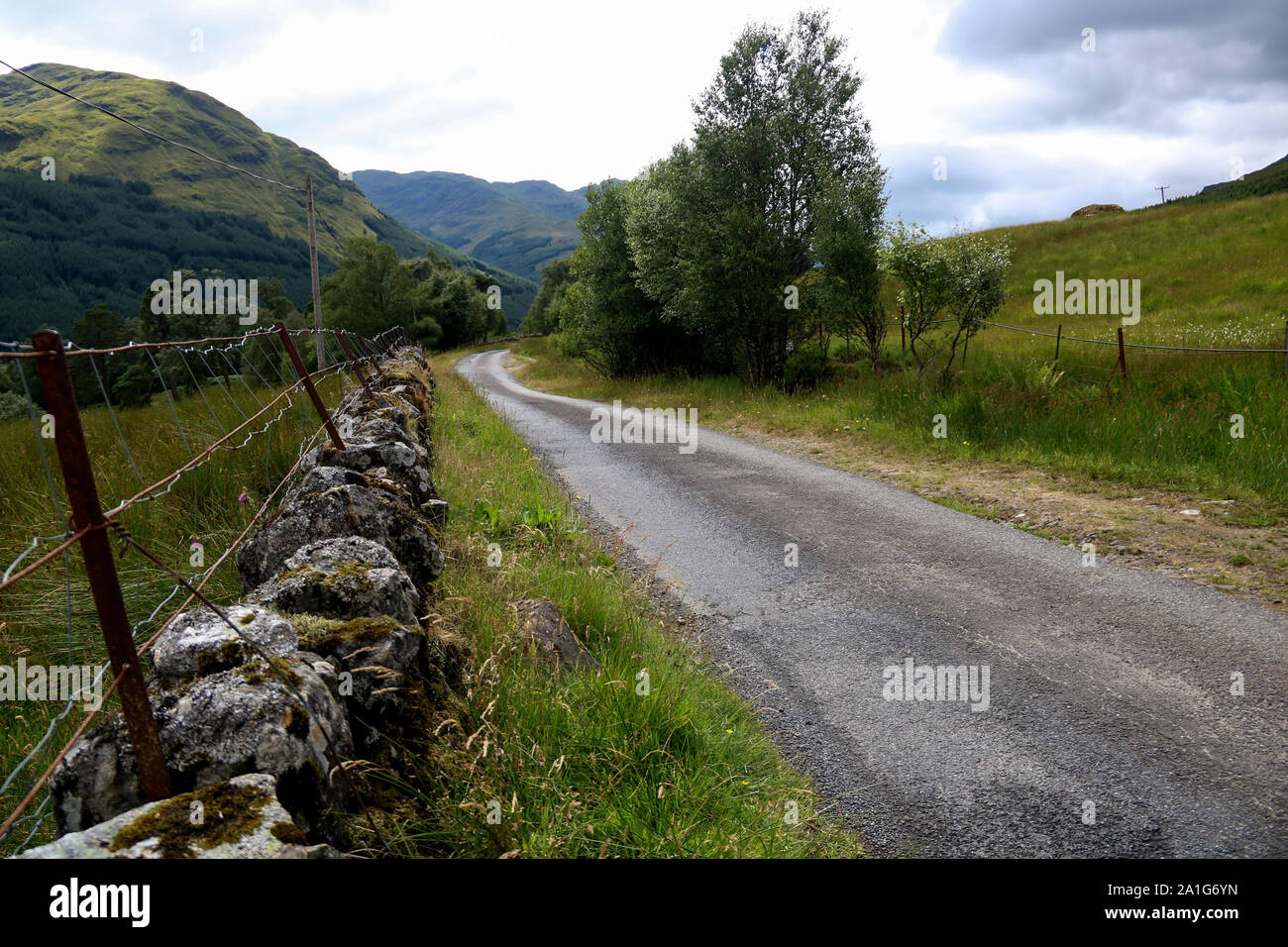 Scottish hillside track hi-res stock photography and images - Alamy