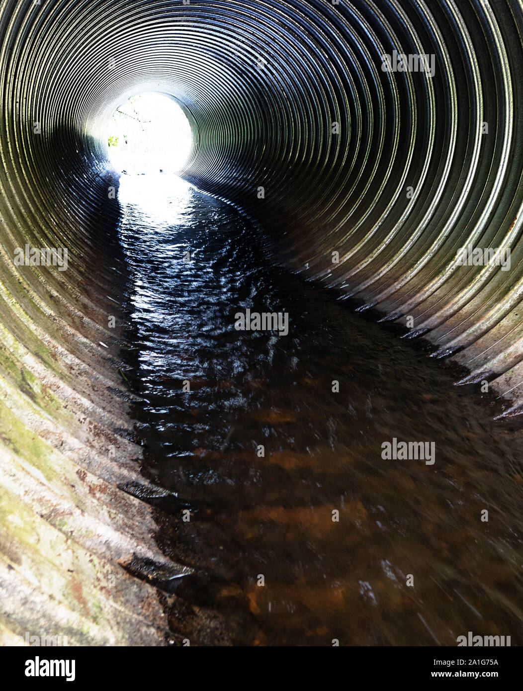 Concrete culvert under road hi-res stock photography and images - Alamy