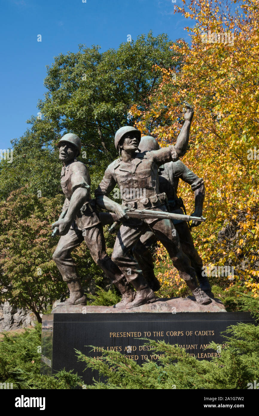 Sculpture dedicated to the American Soldier at the United States ...