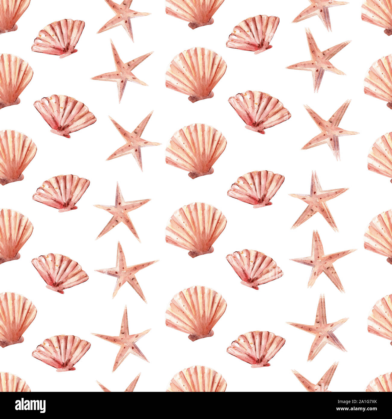 Scallop tile pattern hi-res stock photography and images - Alamy