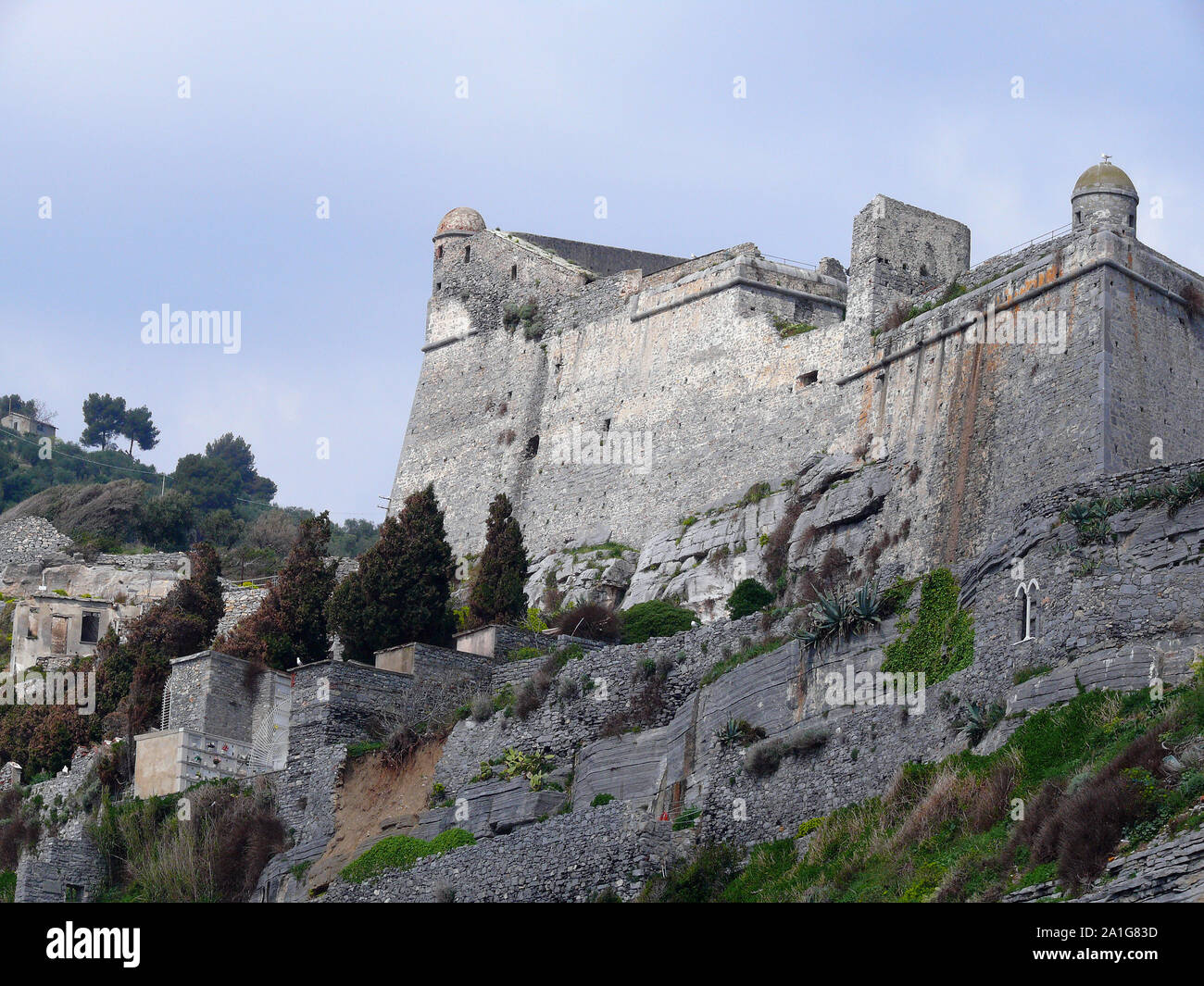 Doria castle porto venere hi-res stock photography and images - Alamy