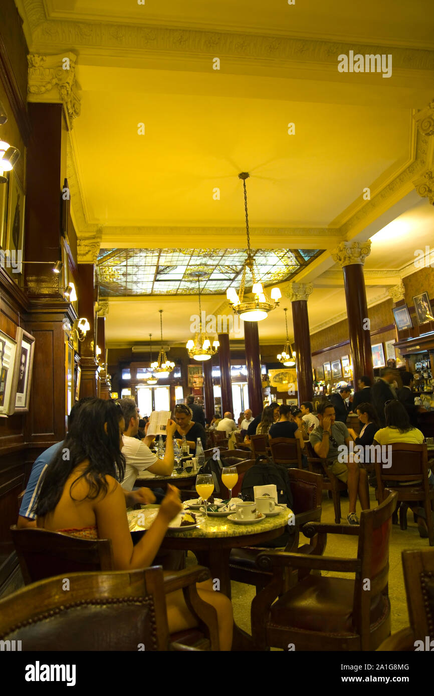 Cafe Tortoni, in May avenue, Buenos Aires, Argentina. Caf Tortoni is ...