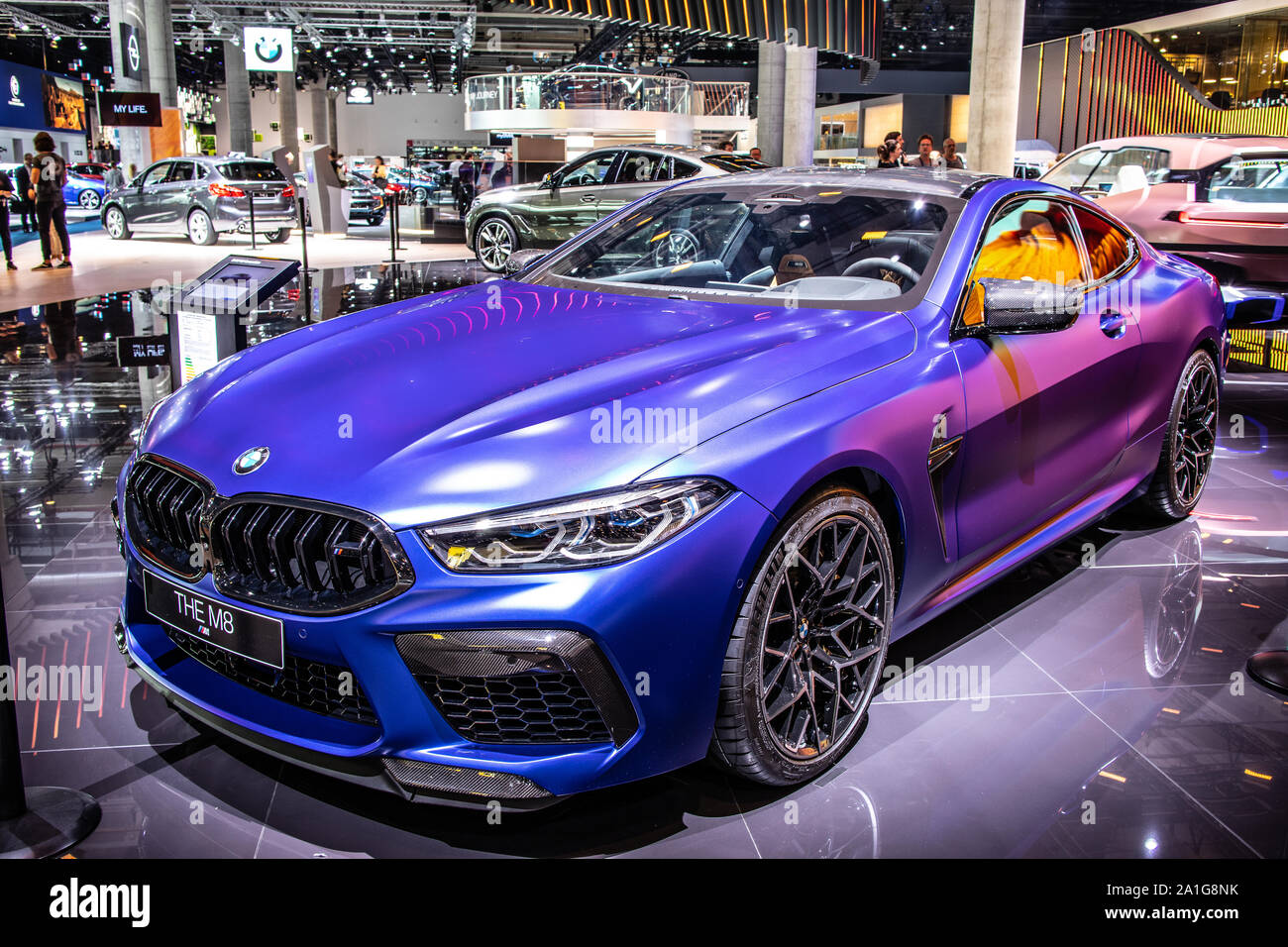 Frankfurt, Germany, Sep 2019: BMW The 8 Series M8 Competition xDrive at ...