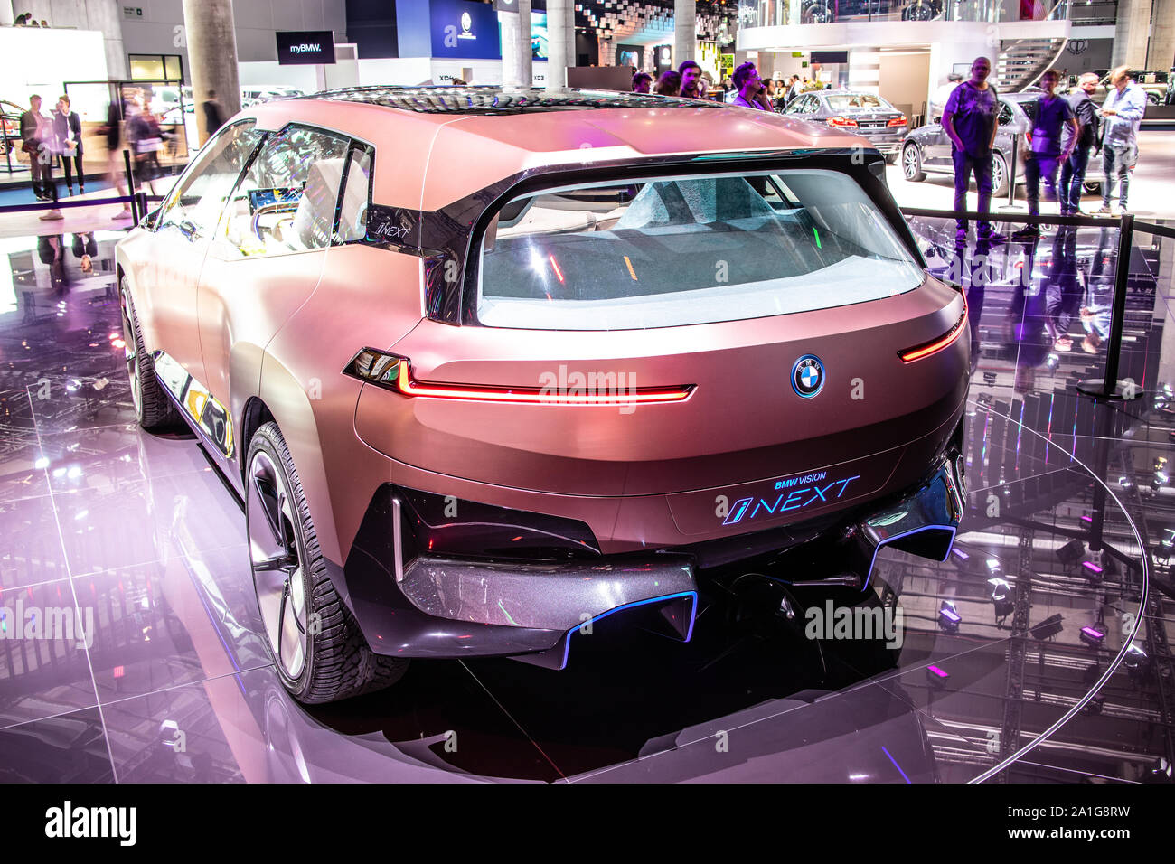 Frankfurt, Germany, Sep 2019 BMW Vision iNEXT Concept Prototype Car ...