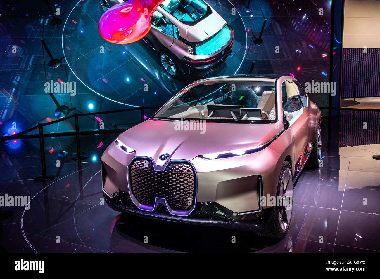 Frankfurt, Germany, Sep 2019 BMW Vision iNEXT Concept Prototype Car ...