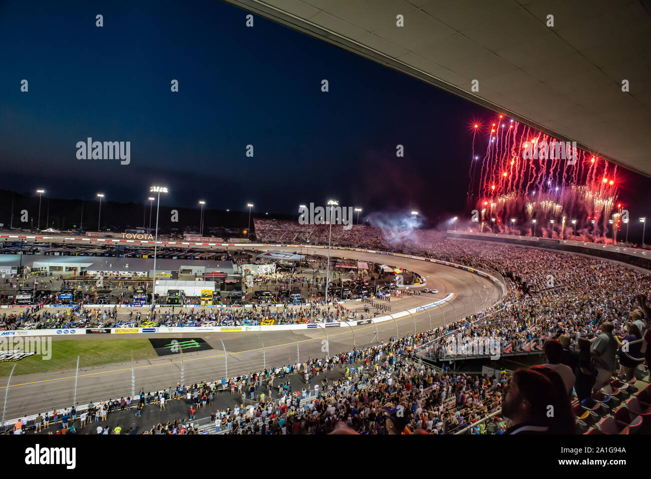 NASCAR Championship 400 at Richmond, VA. race track Stock Photo - Alamy