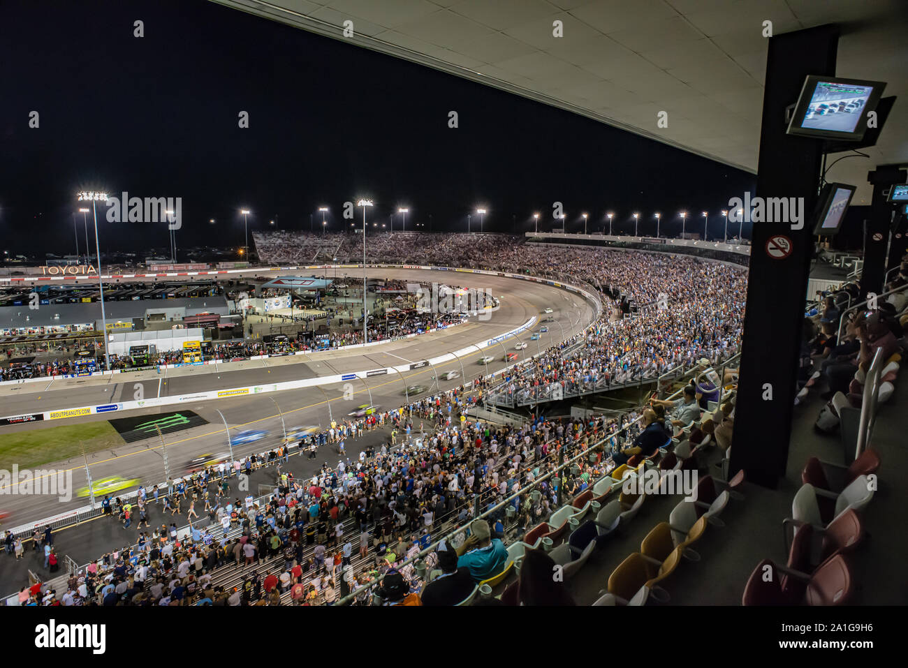 NASCAR Championship 400 at Richmond, VA. race track Stock Photo - Alamy