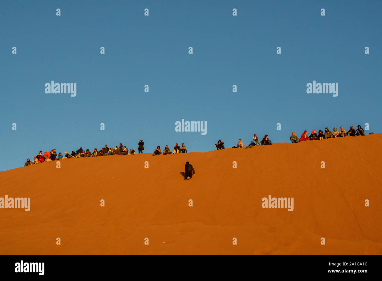 Sahara desert sunset view hi-res stock photography and images - Alamy