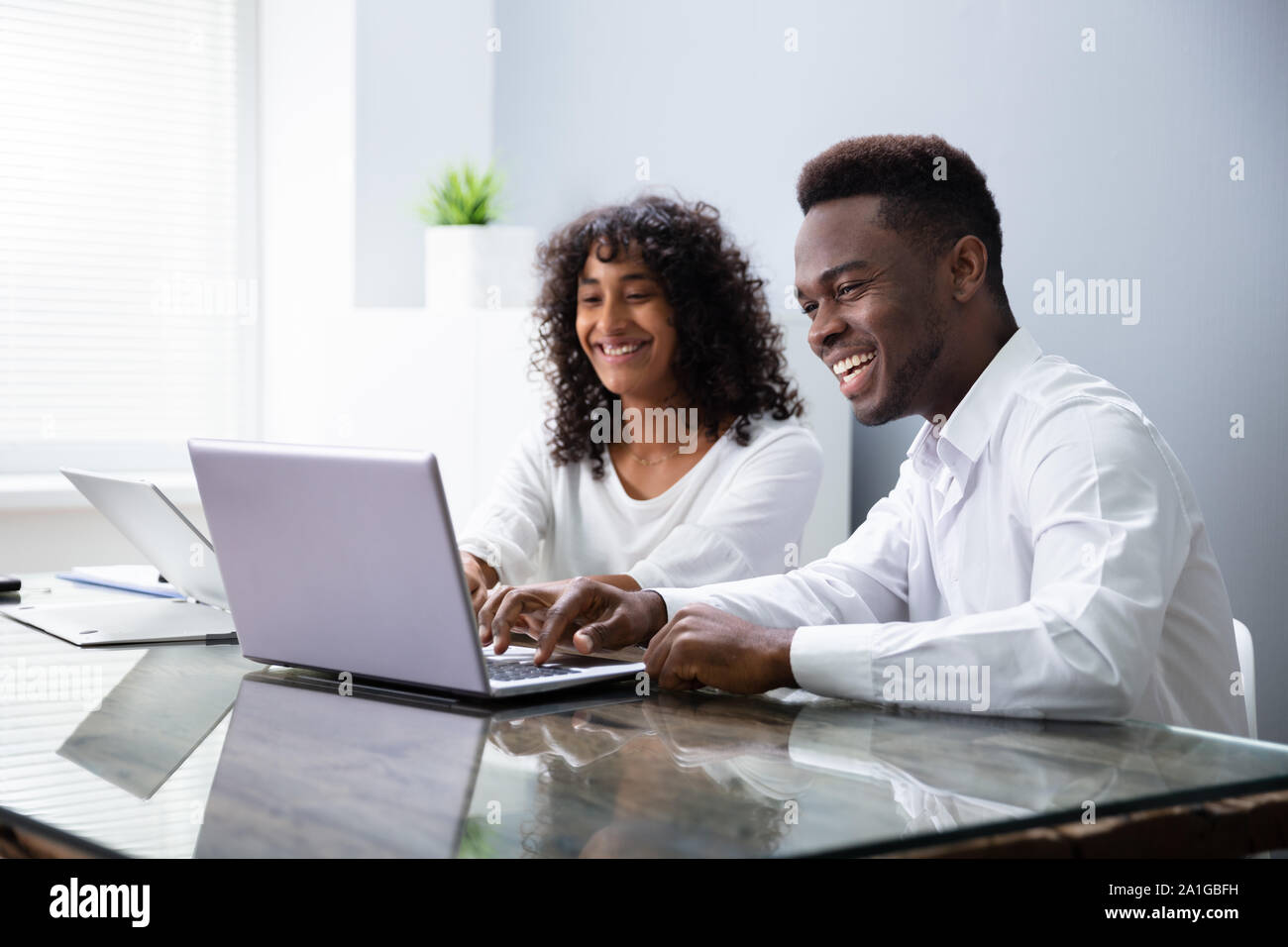 Professional businesspeople working together hi-res stock photography ...
