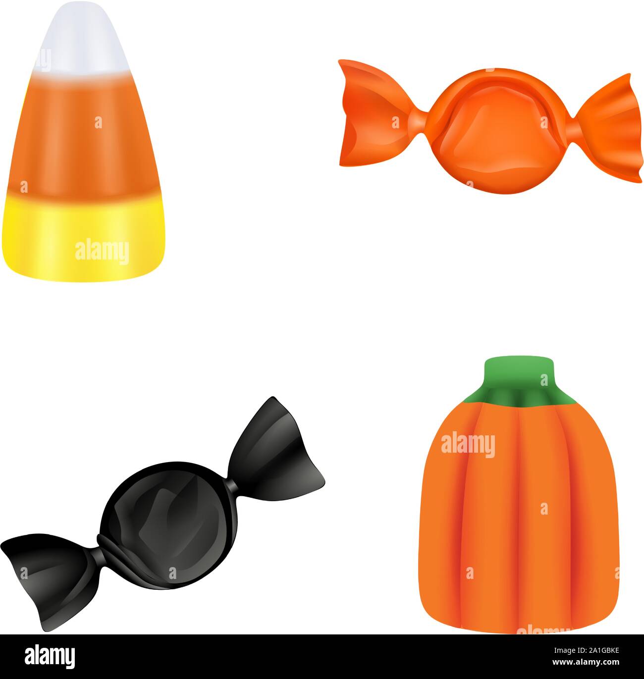 Candy Corn Pumpkin Clip Art