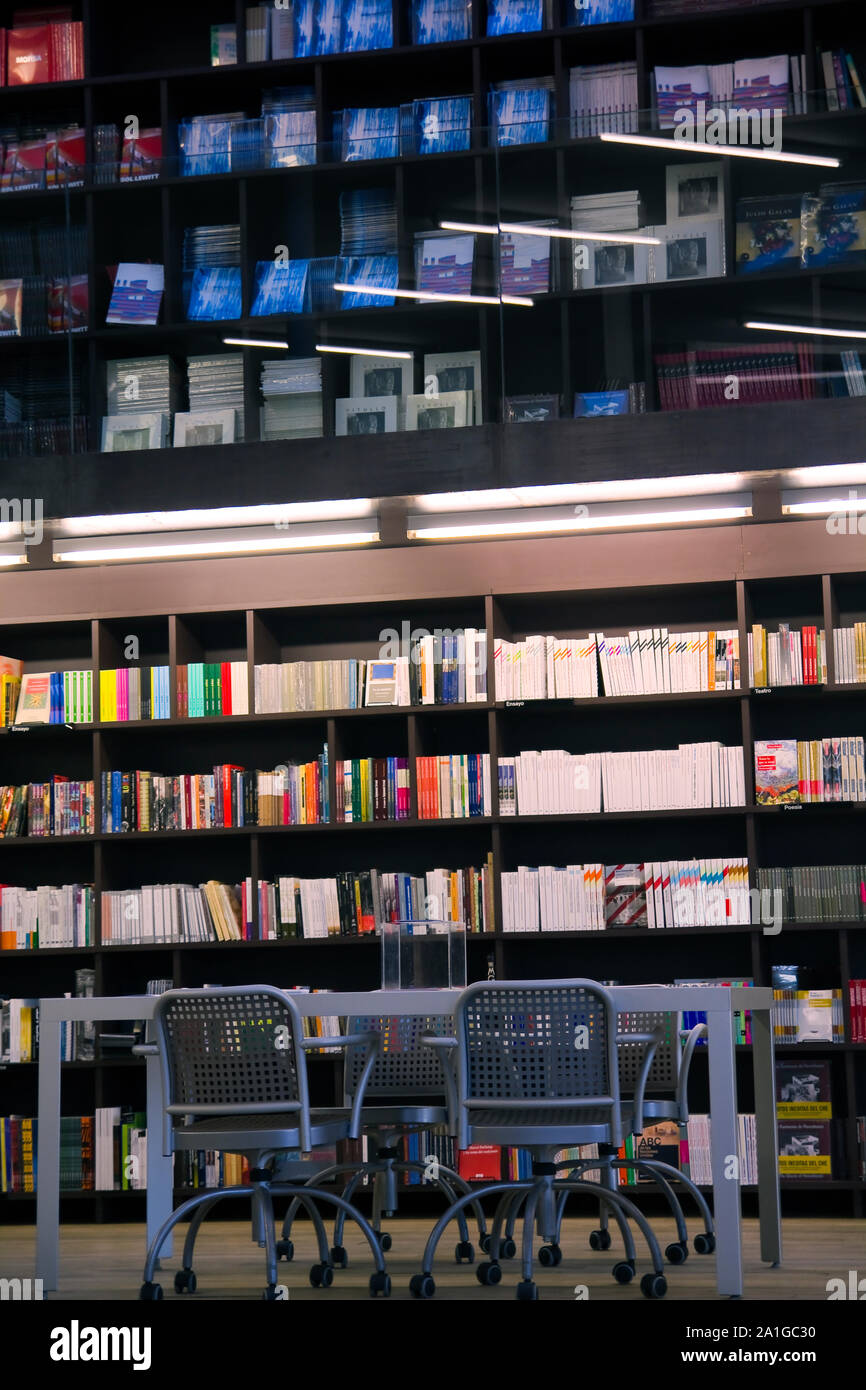 library setting with books and reading material (Please note that many ...