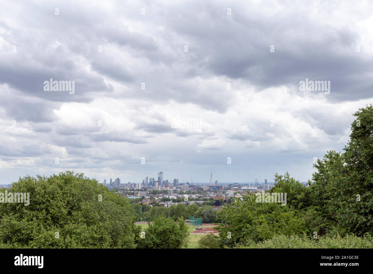 London, United Kingdom - 06 09 2019: Parliament Hill Viewpoint in ...