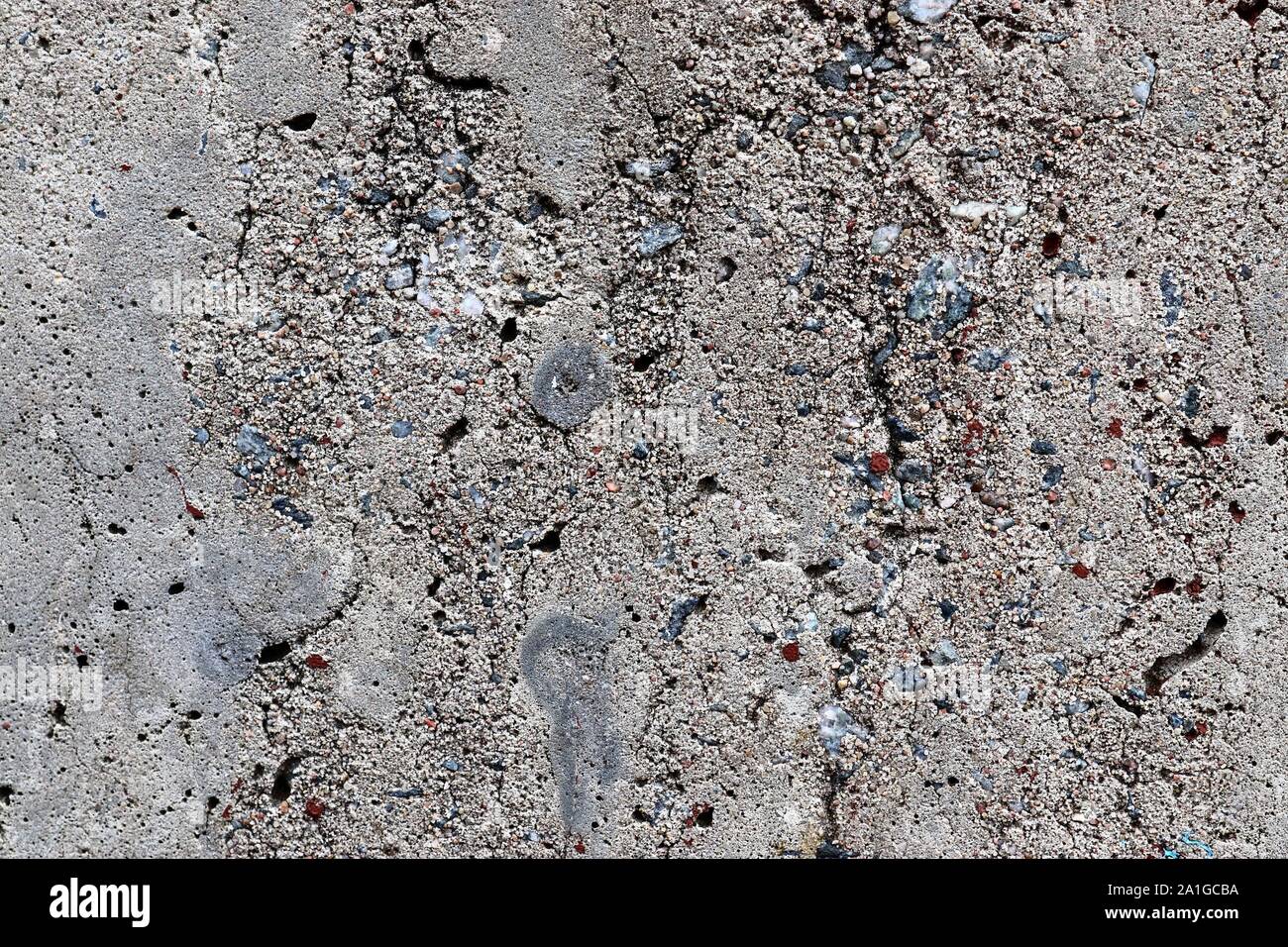 Close up view on detailed concrete wall textures in a high resolution ...