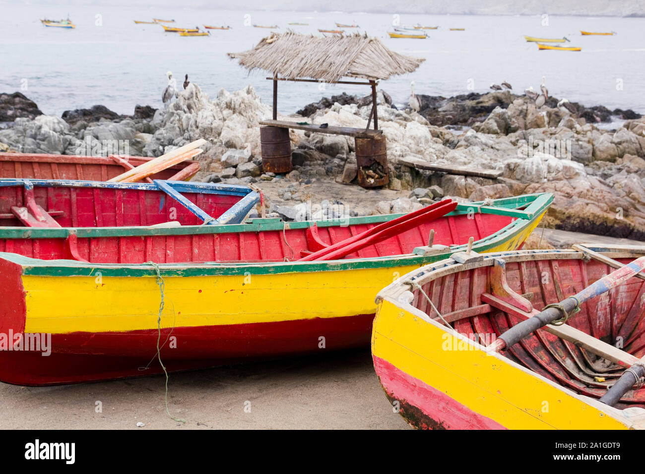 South american pacific fishing hi-res stock photography and images - Alamy
