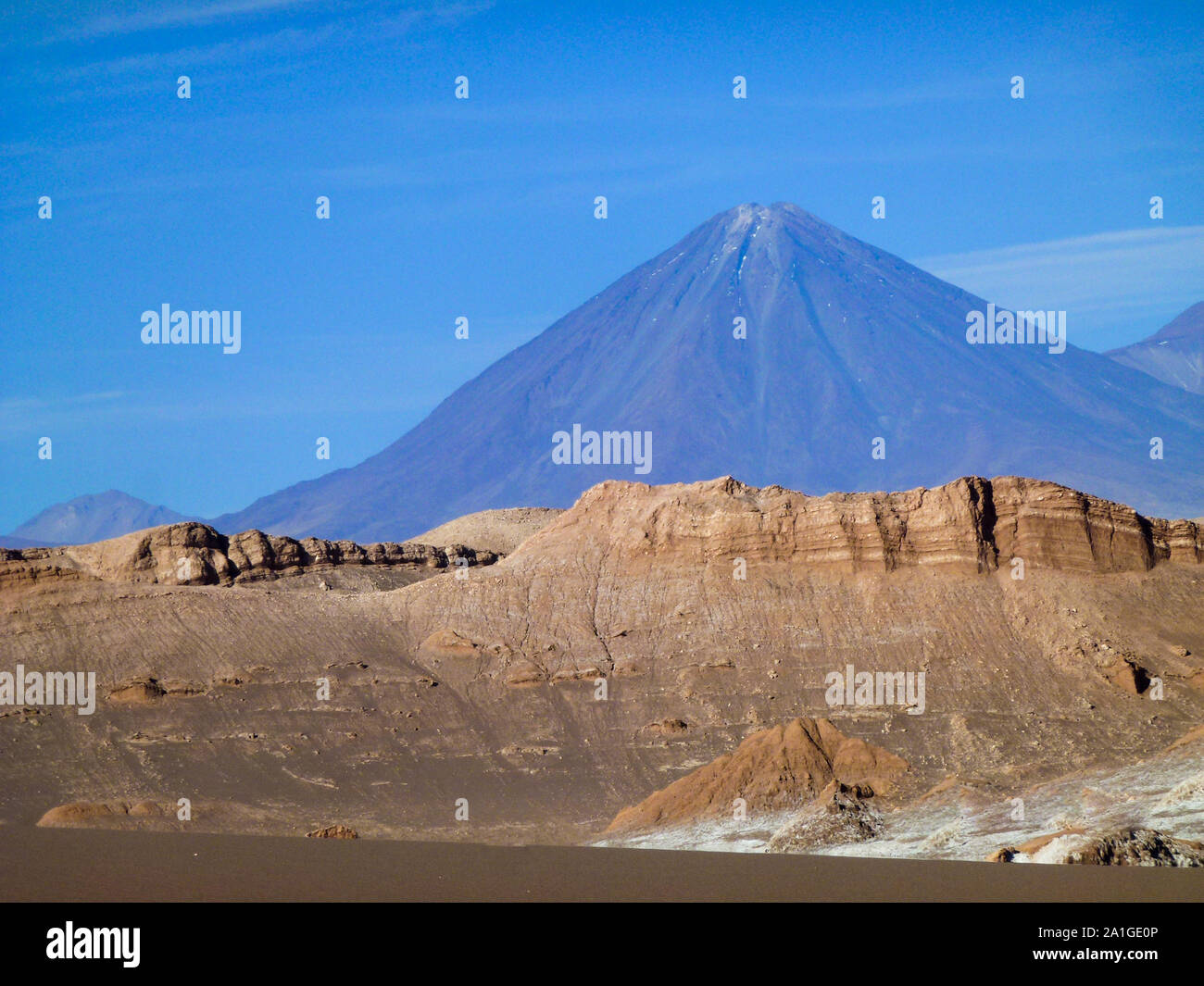 a view of a volcano, North of Chile Stock Photo - Alamy