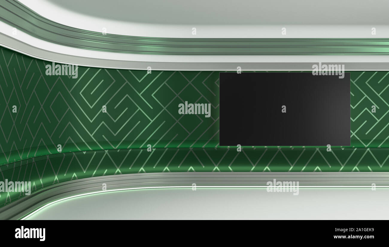Virtual set background tv hi-res stock photography and images - Alamy
