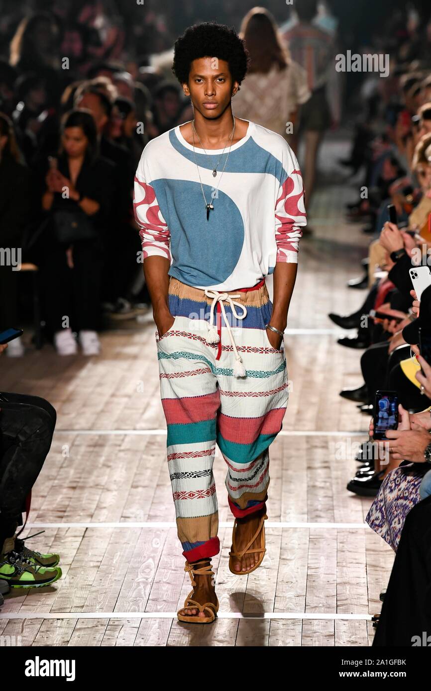 Paris, France. 26th Sep, 2019. ISABEL MARANT SS20 Runway during Paris ...