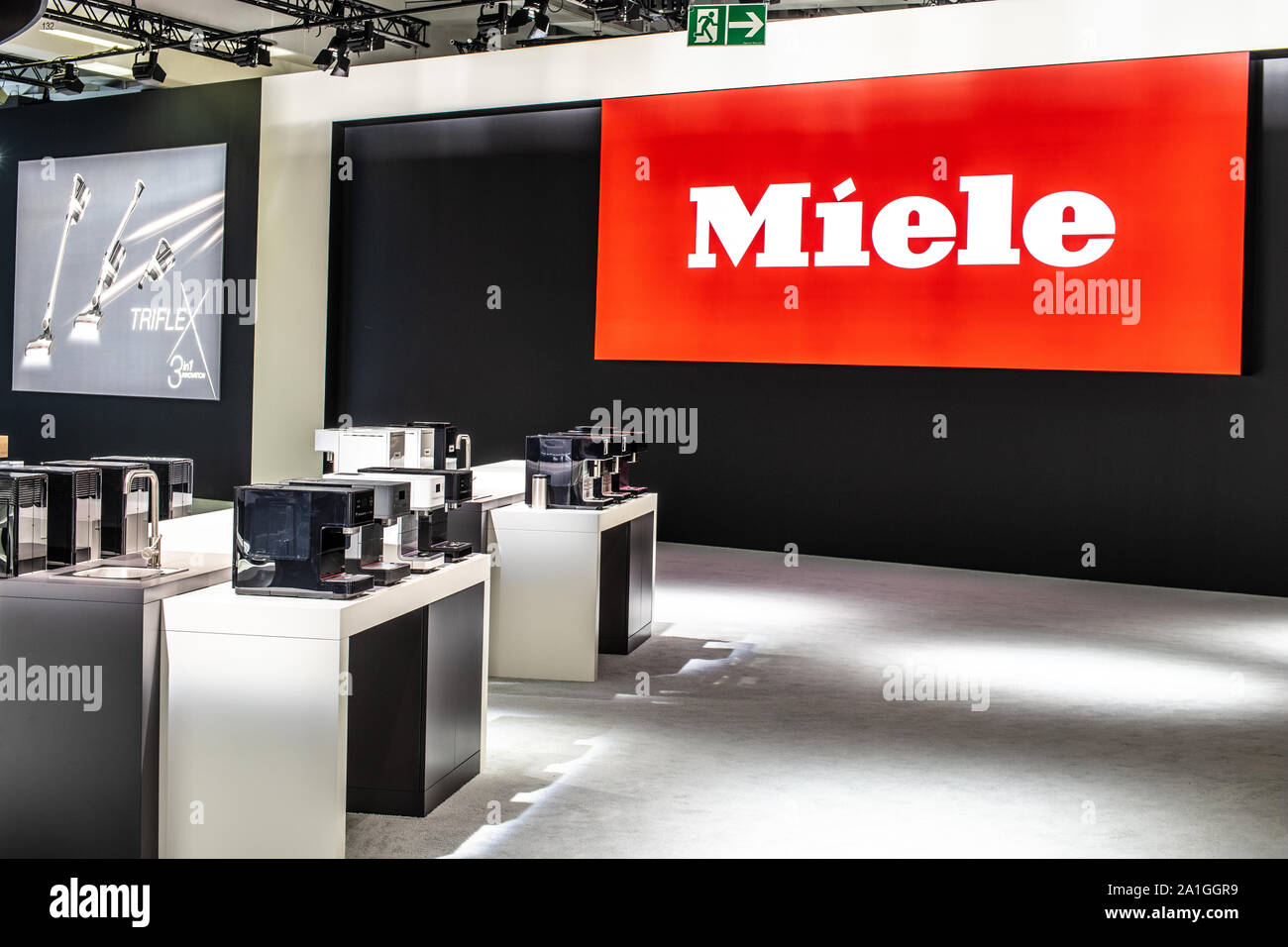 Berlin, Germany, Sep 2019, Miele Coffee Maker Machine Bean to Cup at ...
