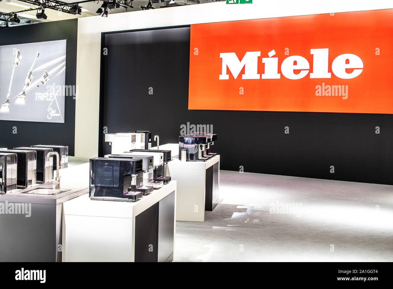 Berlin, Germany, Sep 2019, Miele Coffee Maker Machine Bean to Cup at ...