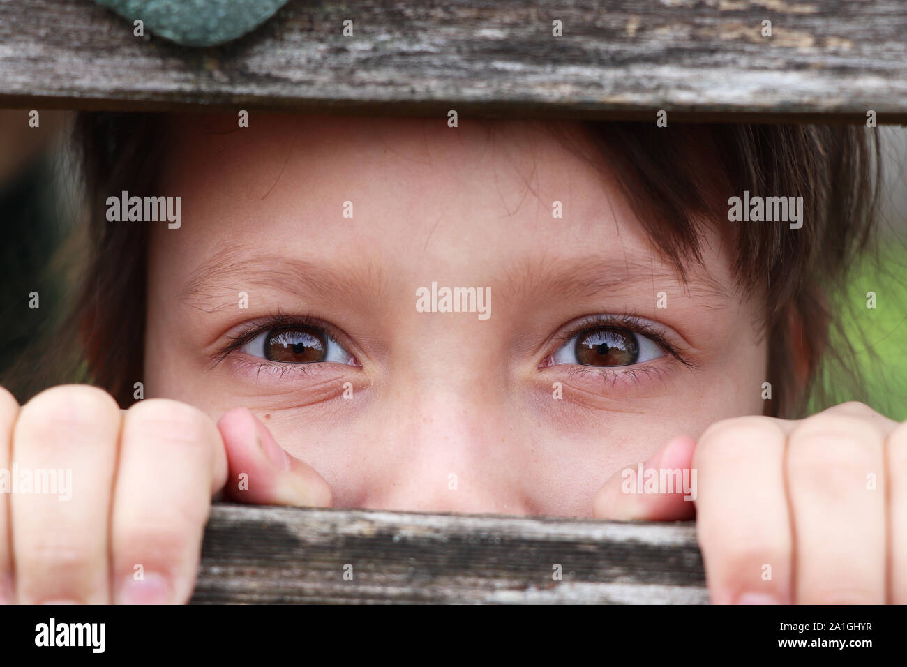 Child looking at you Stock Photo - Alamy