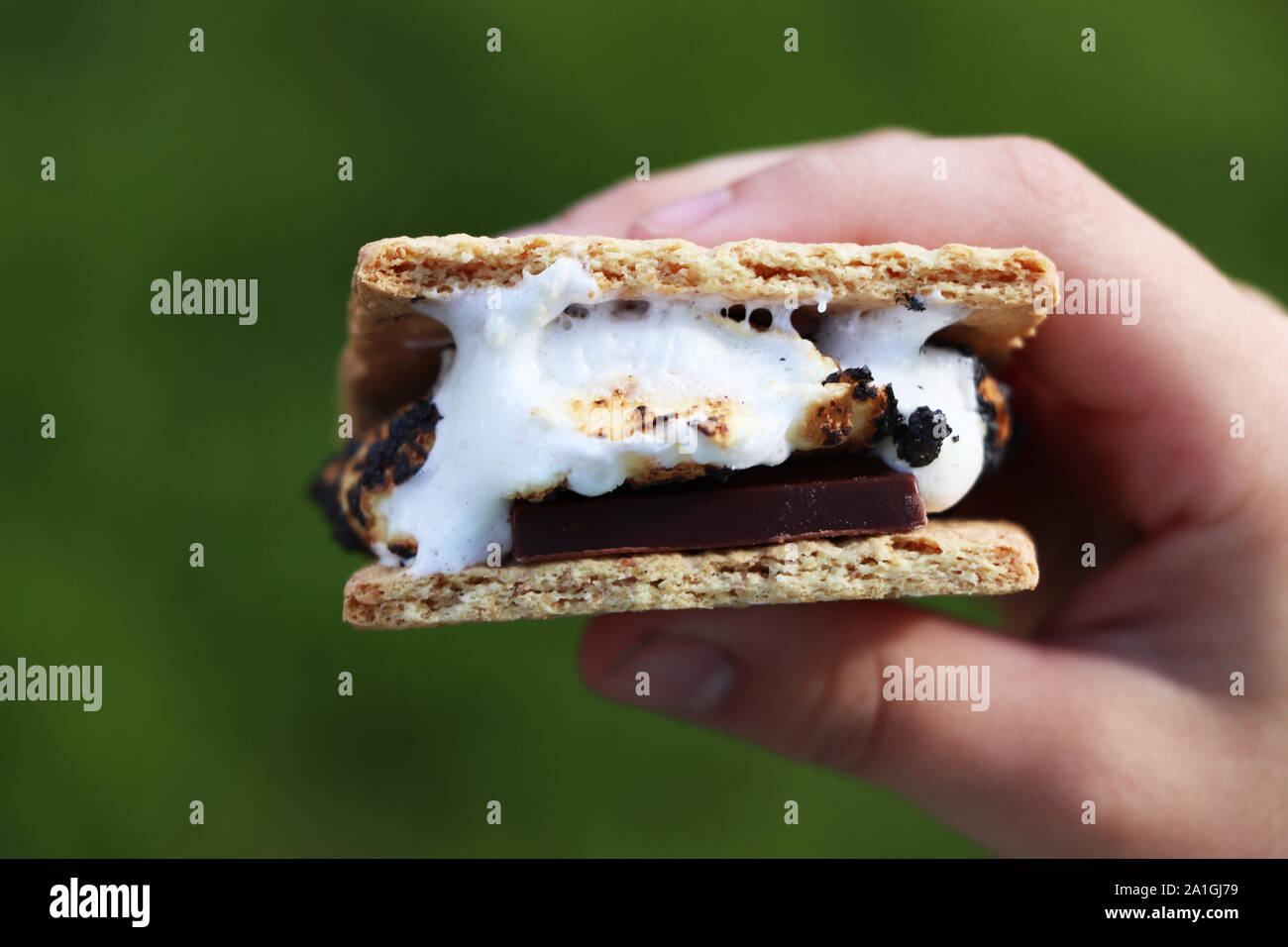 Holding a smore hi-res stock photography and images - Alamy
