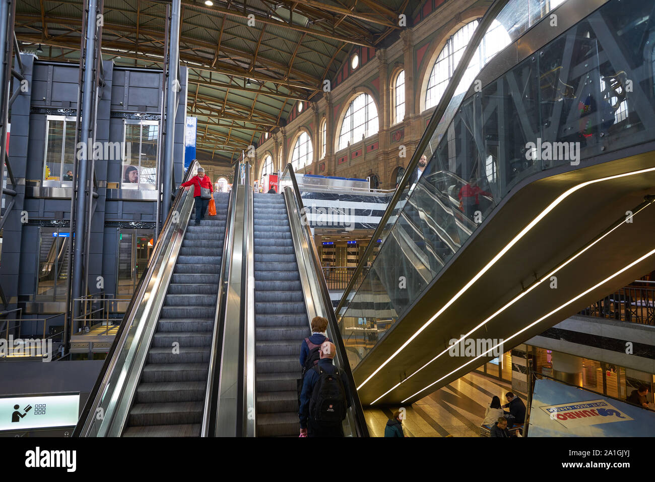 ZURICH, SWITZERLAND - CIRCA OCTOBER, 2018: interior shot of Zurich ...