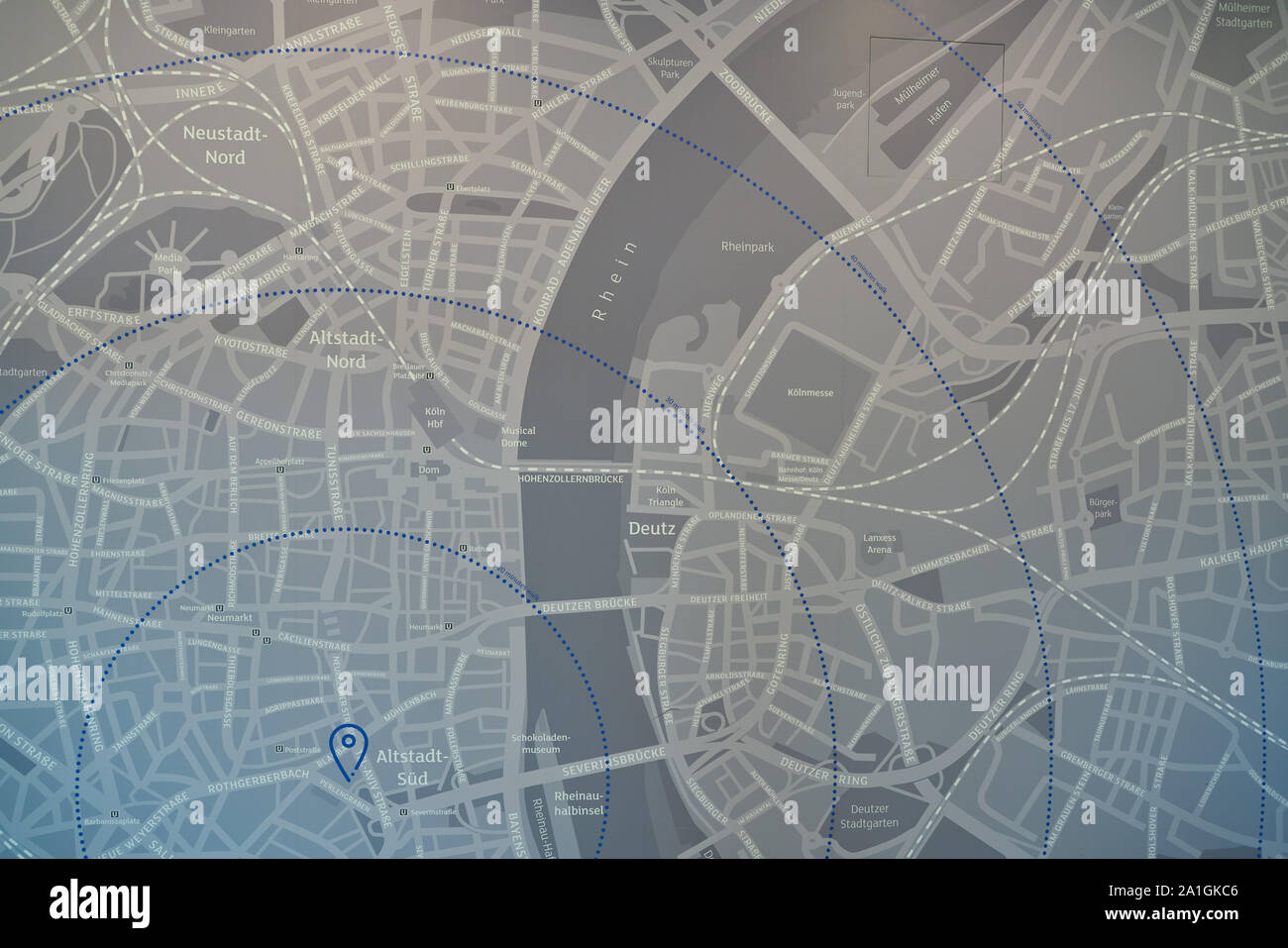 Cologne layout hi-res stock photography and images - Alamy