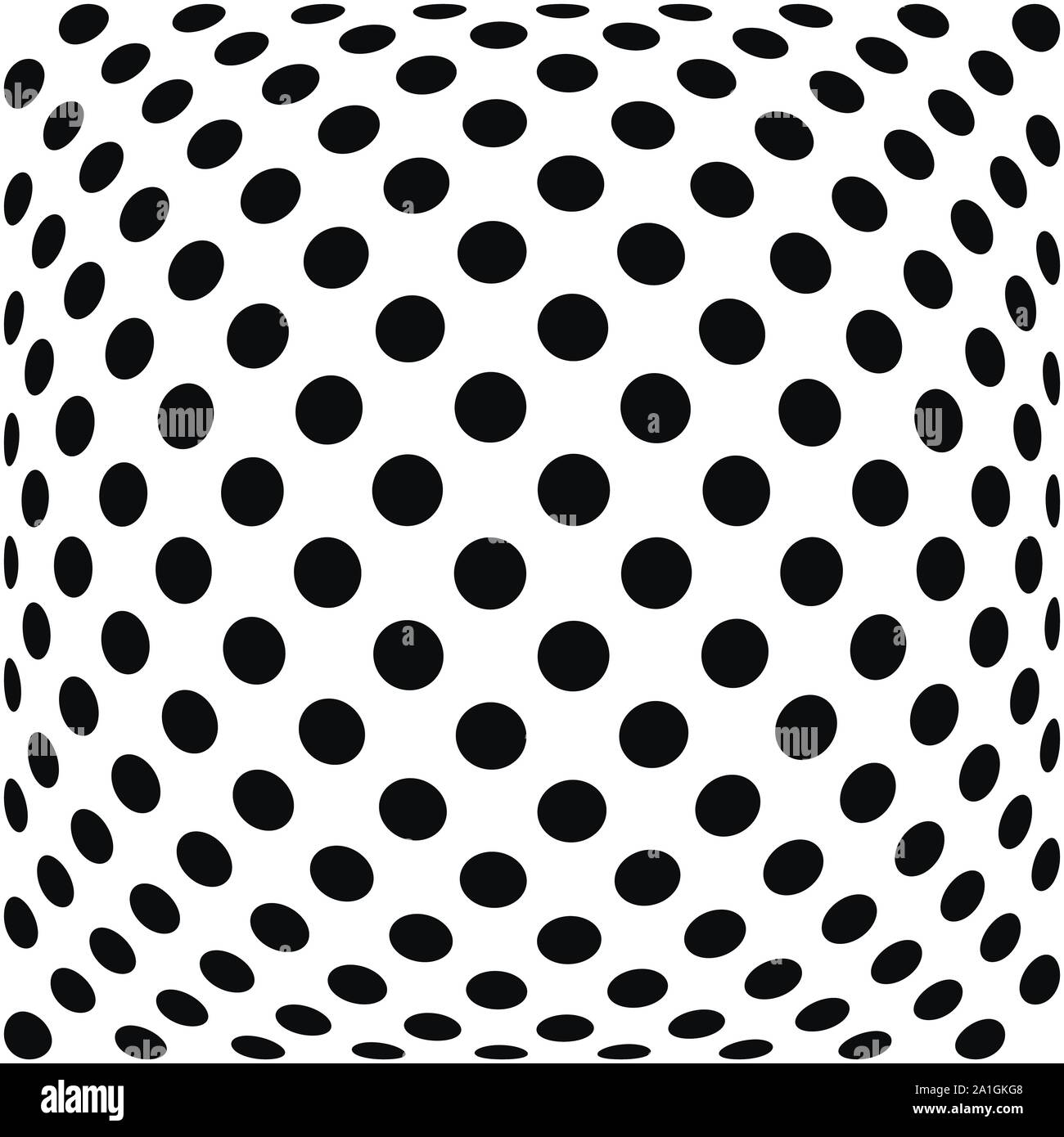 Spherical, globe circular distort effect pattern. Curved bulge ...