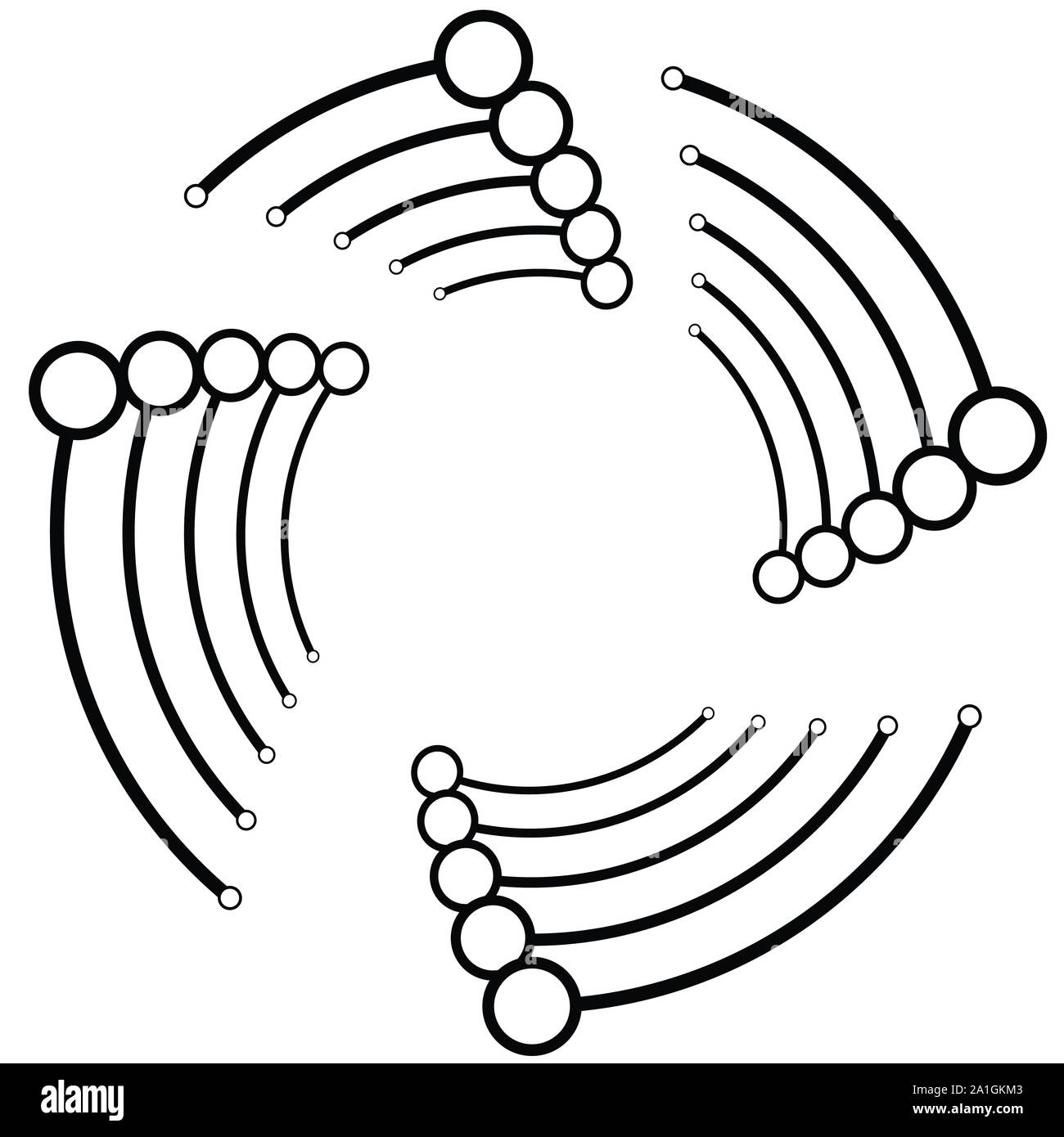 Random wire frame Cut Out Stock Images & Pictures - Alamy