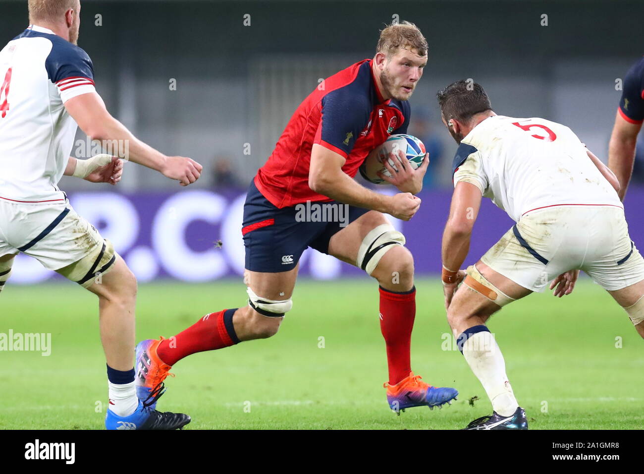 Kobe, Hyogo, Japan. 26th Sep, 2019. Joe Launchbury (ENG) Rugby : 2019 ...