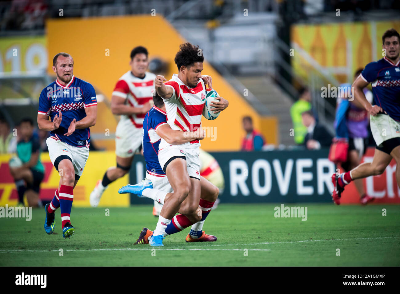 Tokyo, Japan. 20th Sep, 2019. Ryohei Yamanaka (JPN) Rugby : 2019 Rugby ...