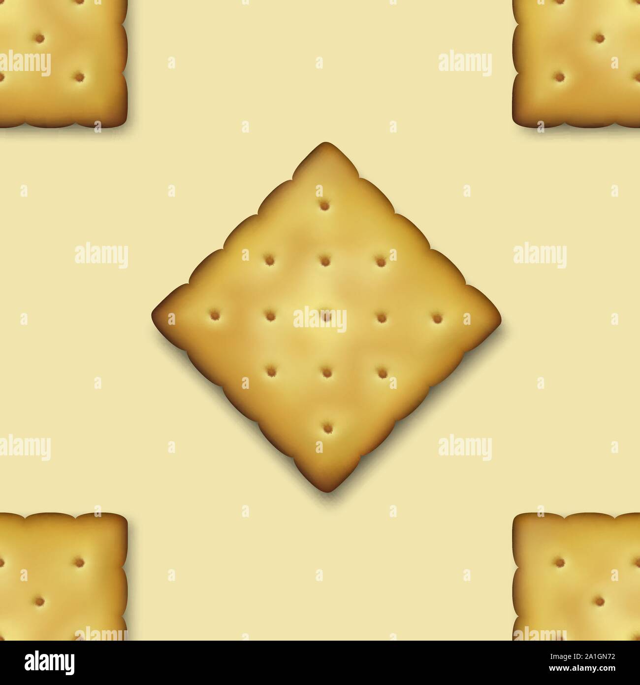 Seamless texture of cracker hi-res stock photography and images - Alamy