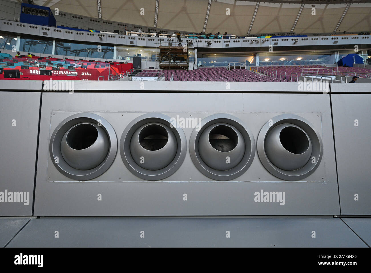 Doha, Qatar. Credit: MATSUO. 26th Sep, 2019. Air Conditioning Athletics ...