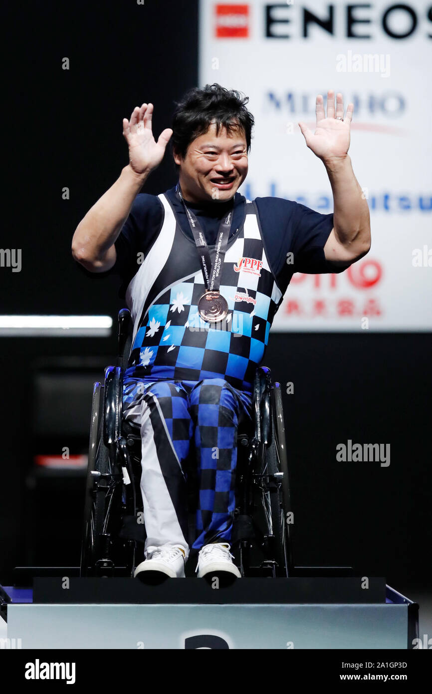 Tokyo, Japan. 26th Sep, 2019. Hajime Ujiro (JPN) Para Powerlifting ...