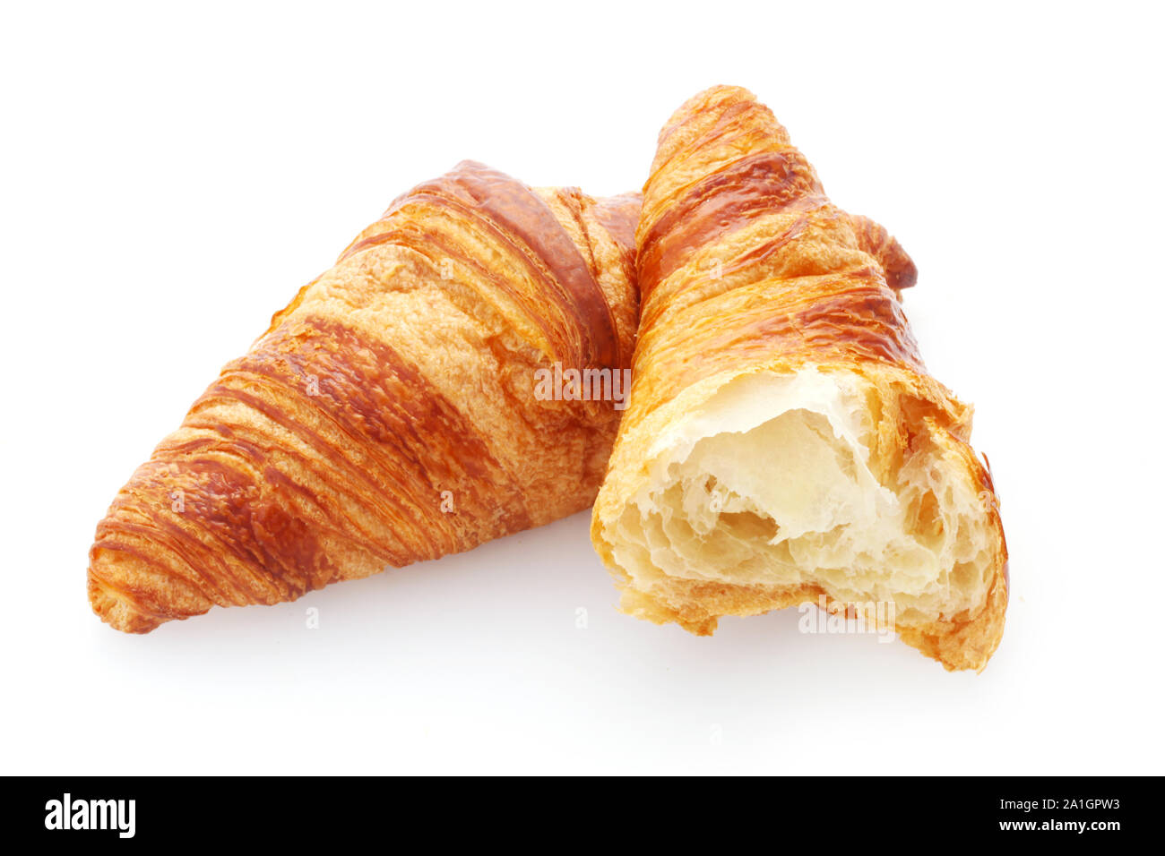 Croissant plain hi-res stock photography and images - Alamy