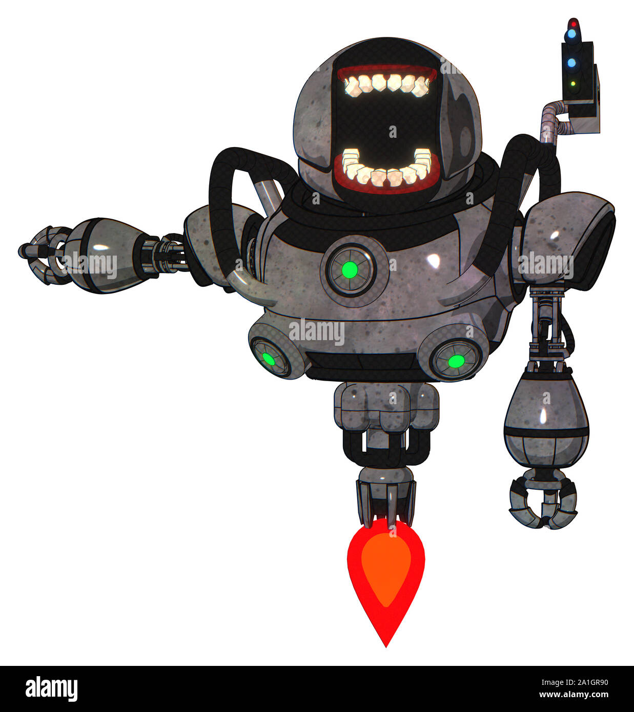 Mech containing elements: chomper head design, heavy upper chest, chest ...