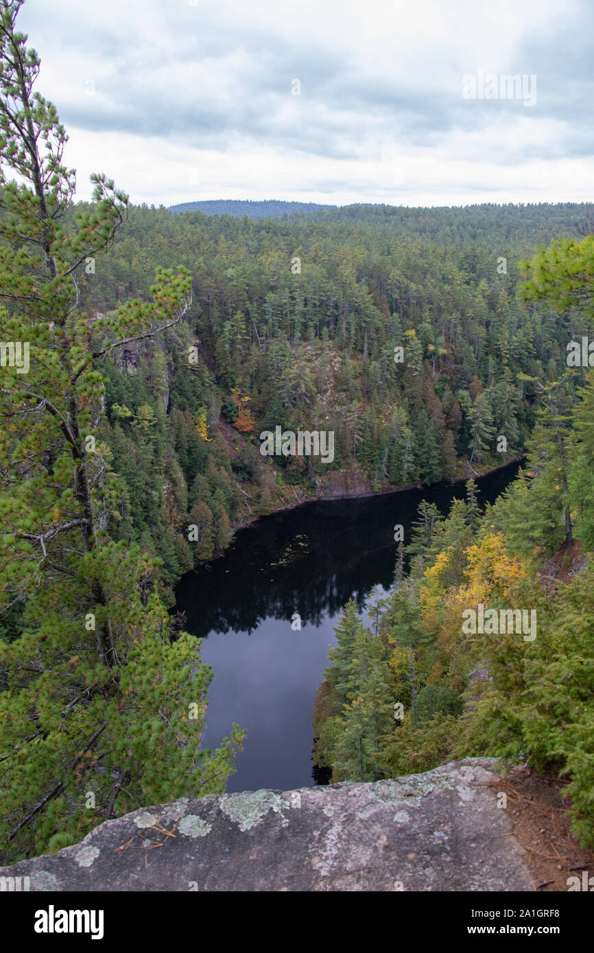 Barron Canyon trail in Algonquin Park in early autumn Stock Photo - Alamy