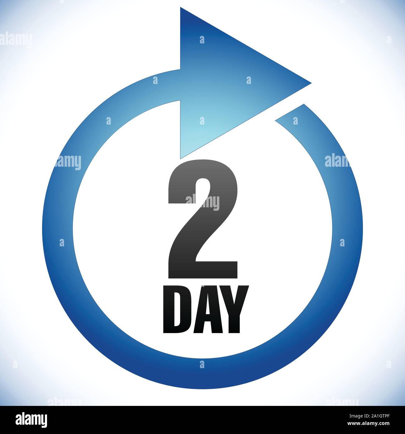 Turnaround time (TAT) icon. Interval for processing, return to customer ...