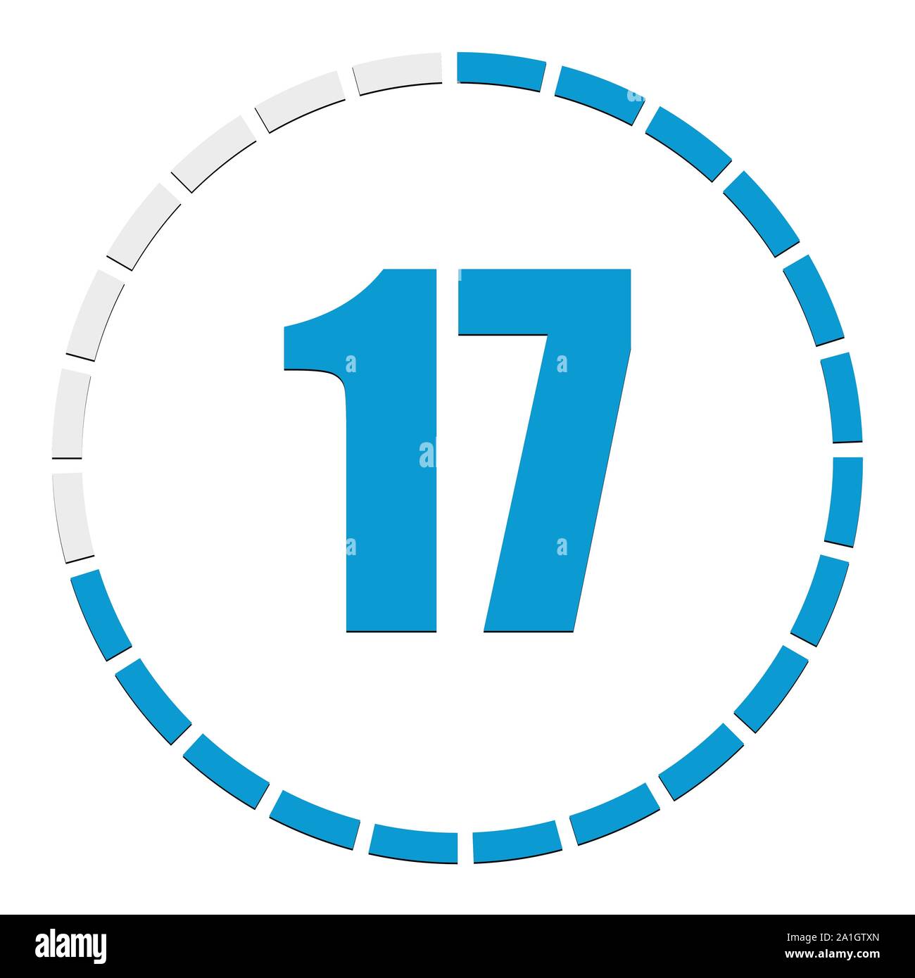 Circular chart, graph. Progress, completion, step indicator. Diagram ...