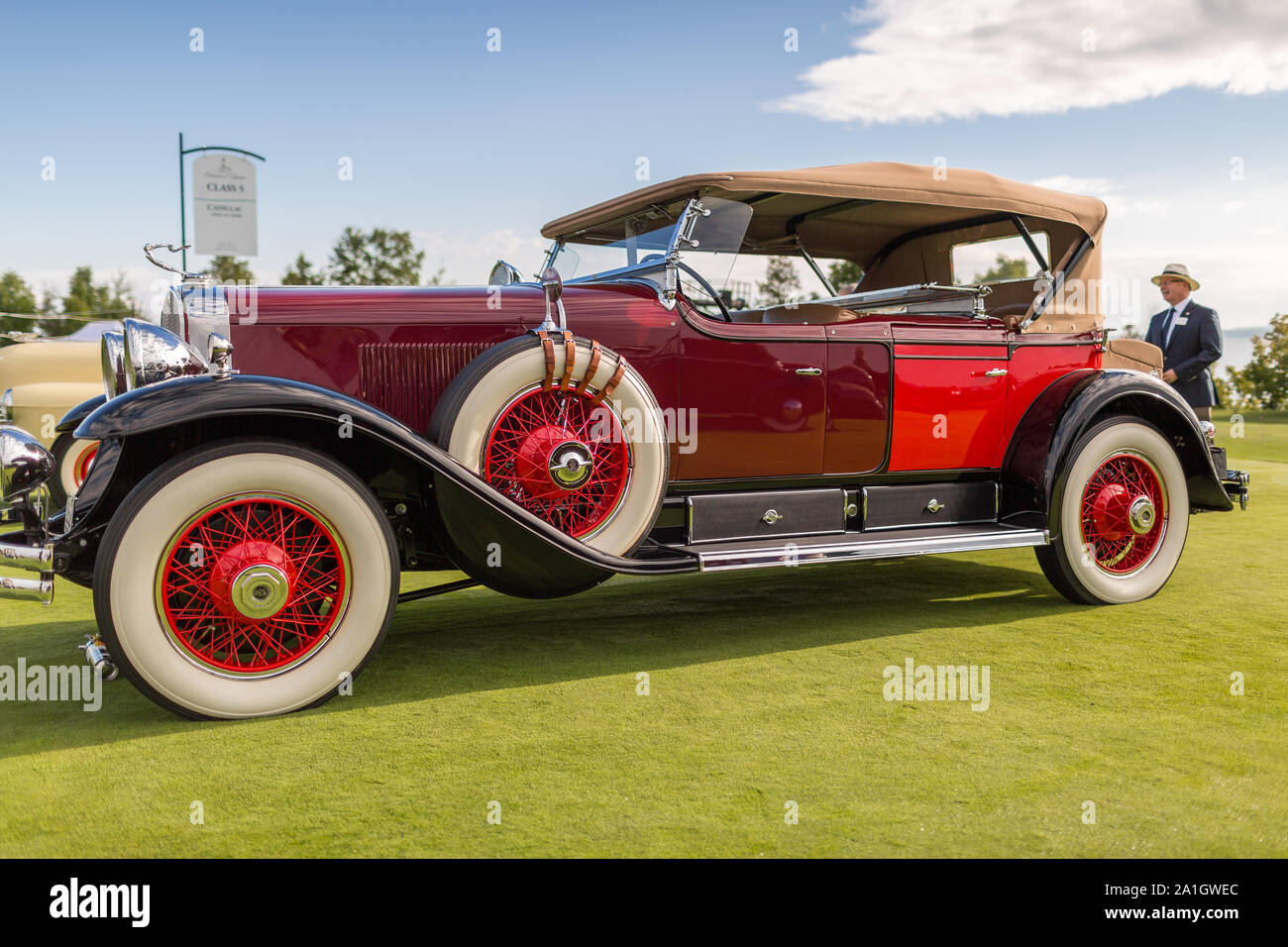 Cobble Beach Classic Car show Stock Photo - Alamy
